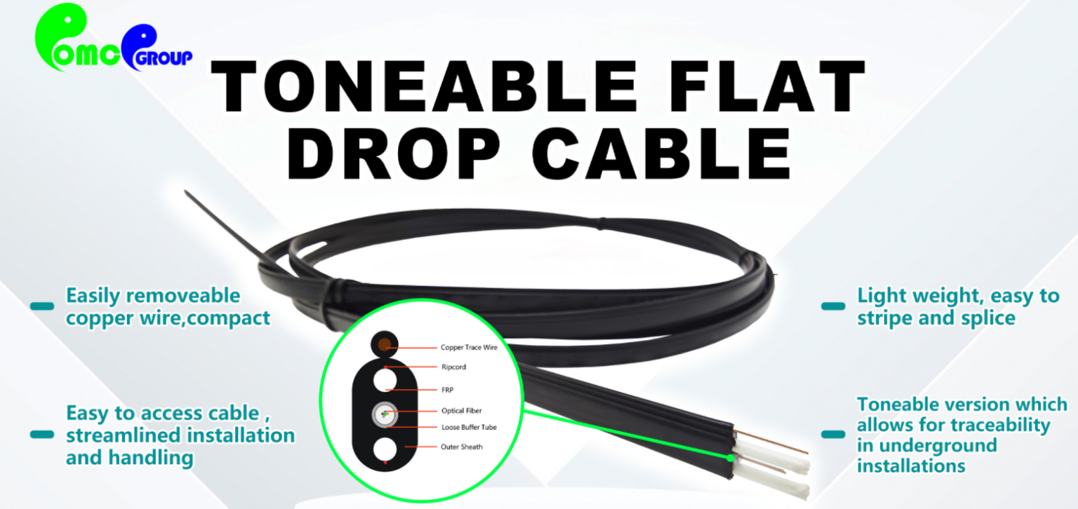 Toneable Flat Drop Cable | Toneable Cable Supplier